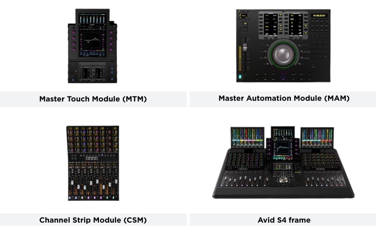 Avid S1/S4 EUCON Control Surface - 미디톡