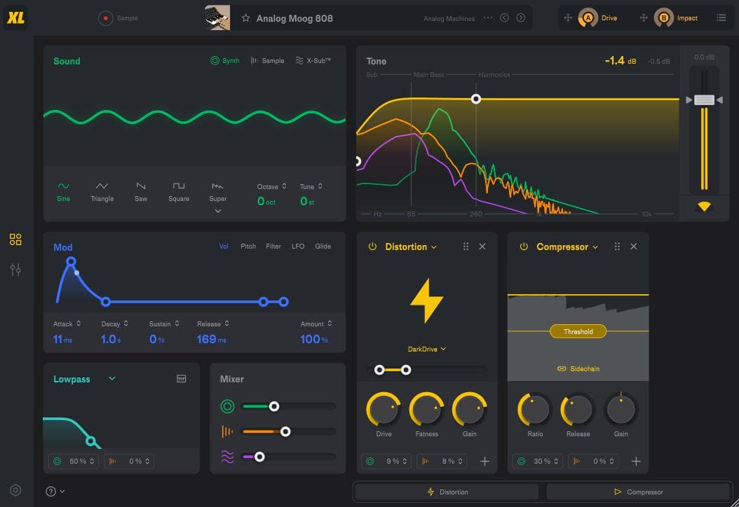 [FAW - Sublab XL] 808 bass 리뷰입니다. - 미디톡